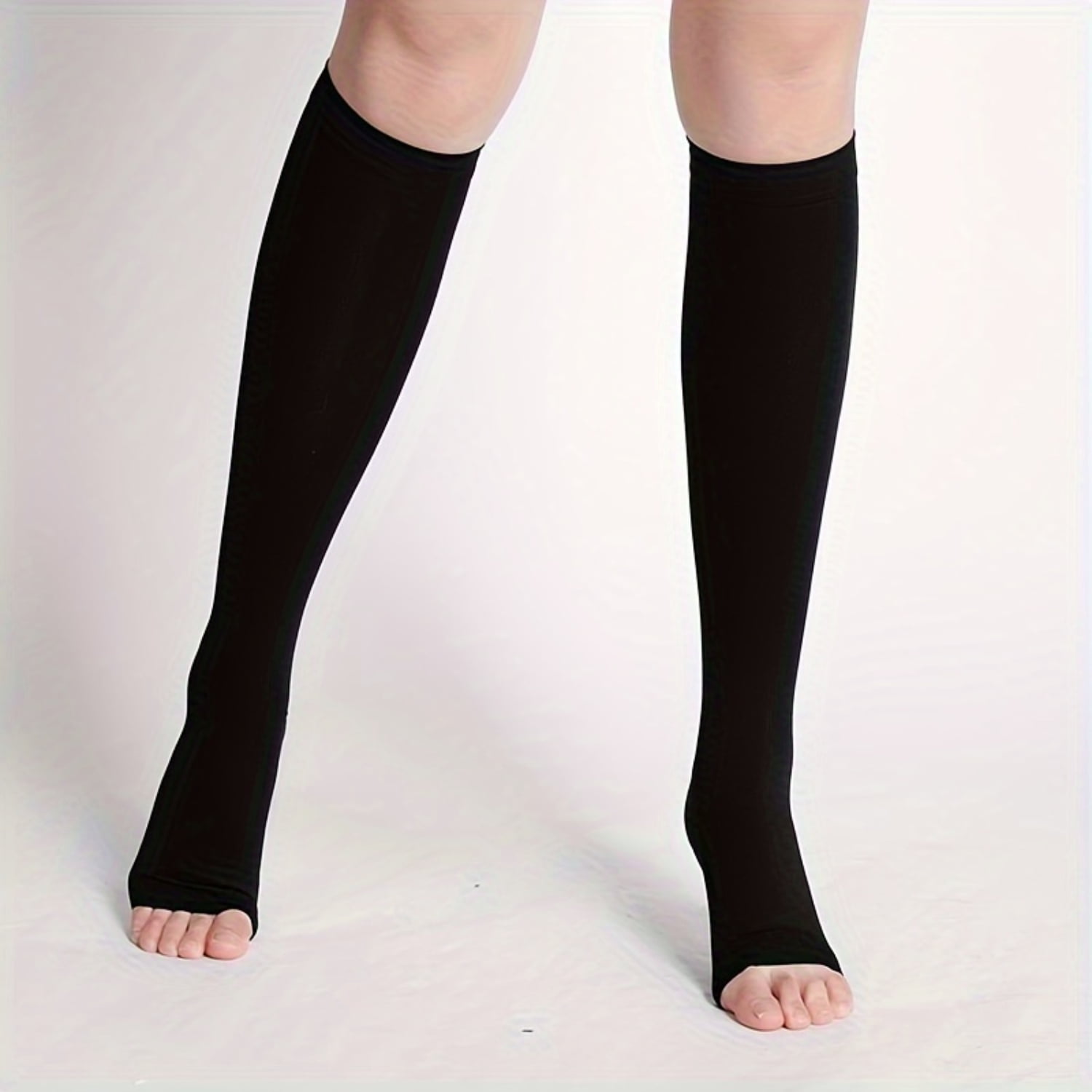 DEKAXID 1 Pair Class 2 Open Toe Compression Socks for Varicose Vein ...