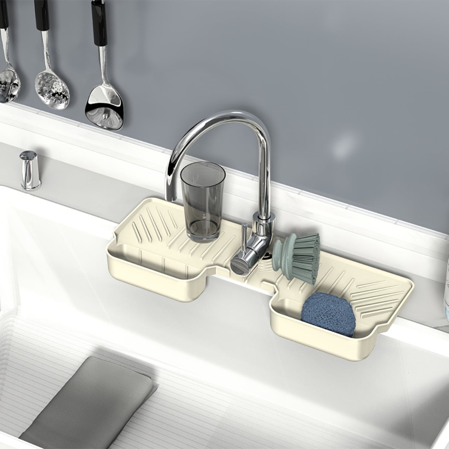 DEKAXID 1pc WaterLock Silicone Rubber Water-Absorbing Mat - Spill-Proof ...