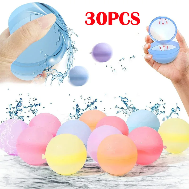 Reusable Water Balloons For Kids 12-Pack Reusable Water Balloons - Self ...