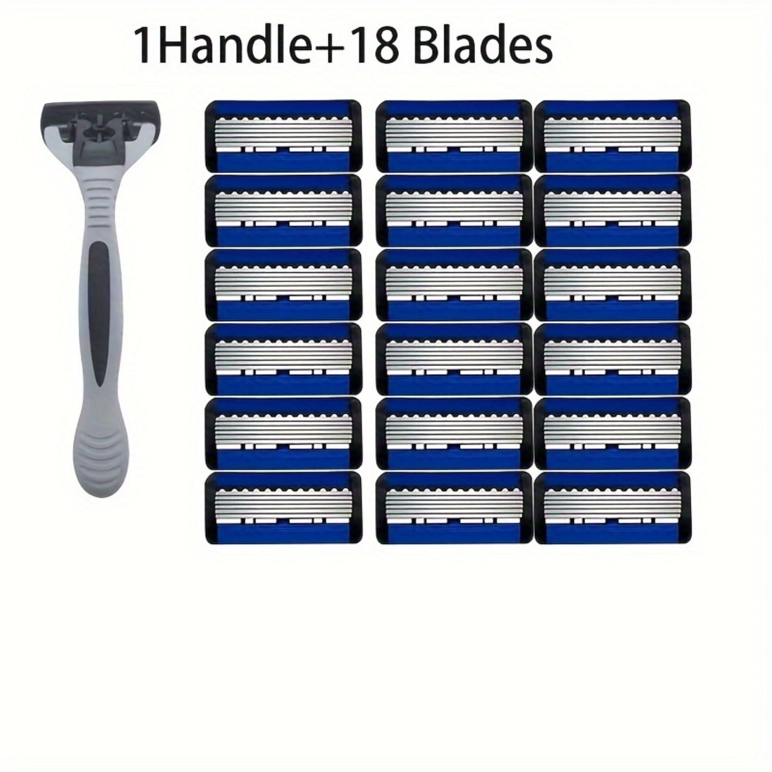 DEKAXID 6 Layers Stainless Steel Manual Razor for Men - Effortless ...