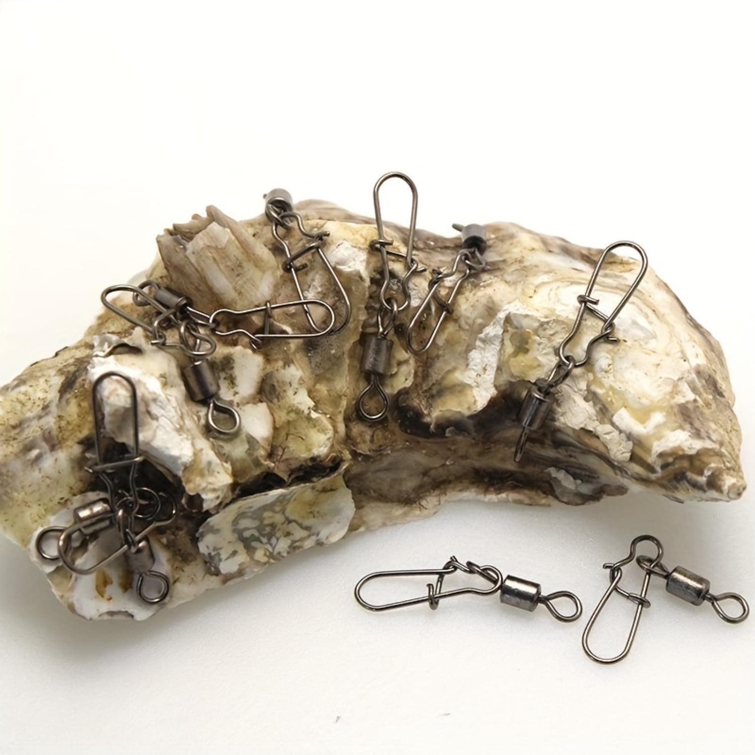 DEKAXID 96pcs/set Angler‘s Choice American Rolling Swivel Interlock Pin ...