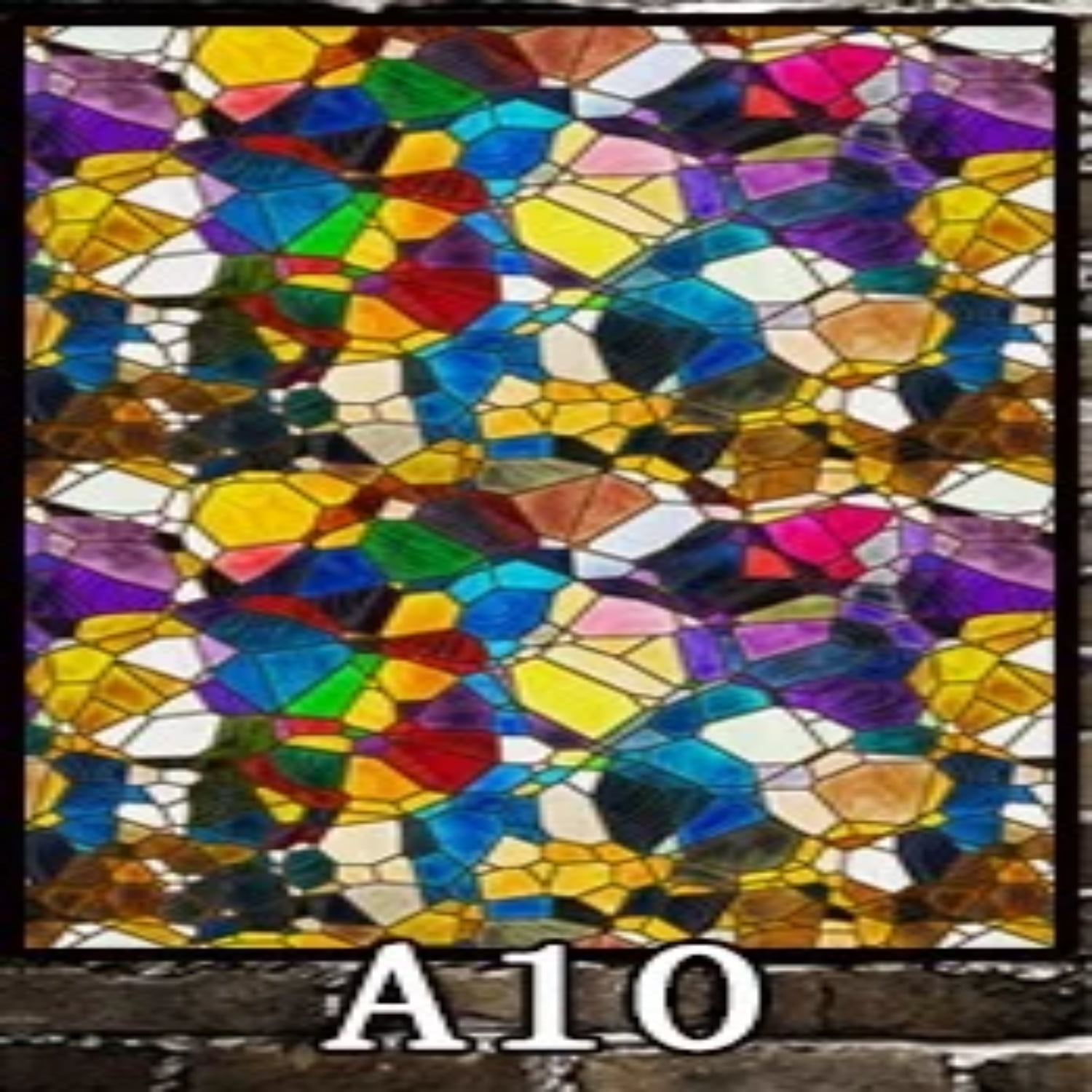 DEKAXID Custom Size Glass Film Static Cling European Church Stained ...