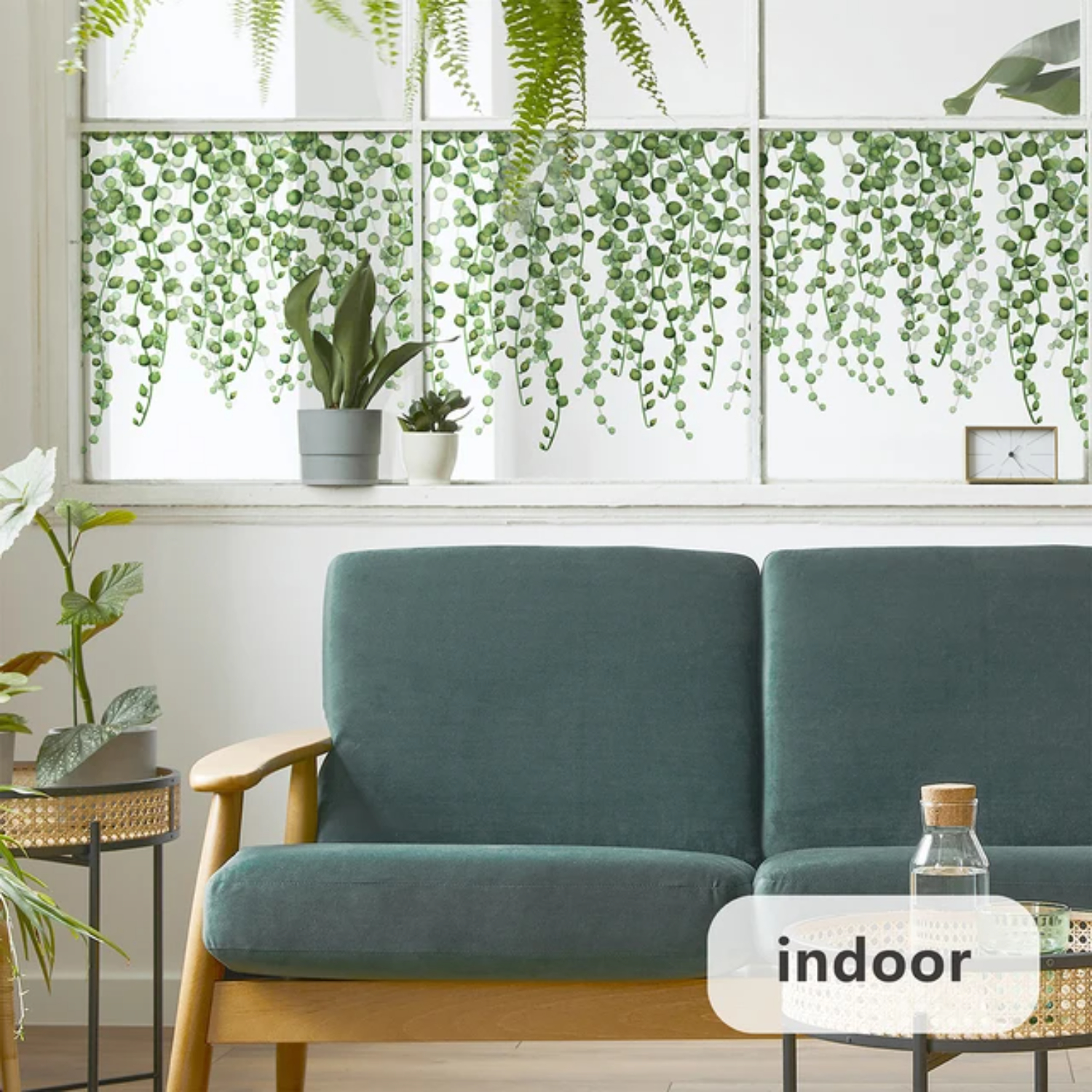 DEKAXID Funlife Flower Waterproof Glass Film Decorative Removable ...