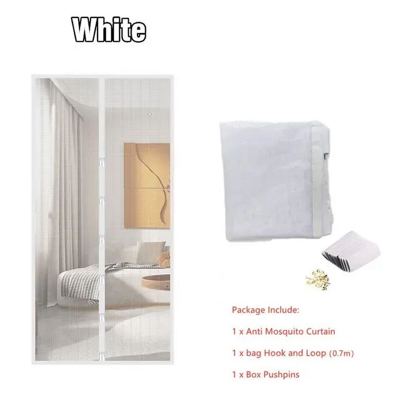 DEKAXID Magnetic Door Mosquito Net Anti Fly Insect Automatic Closing ...