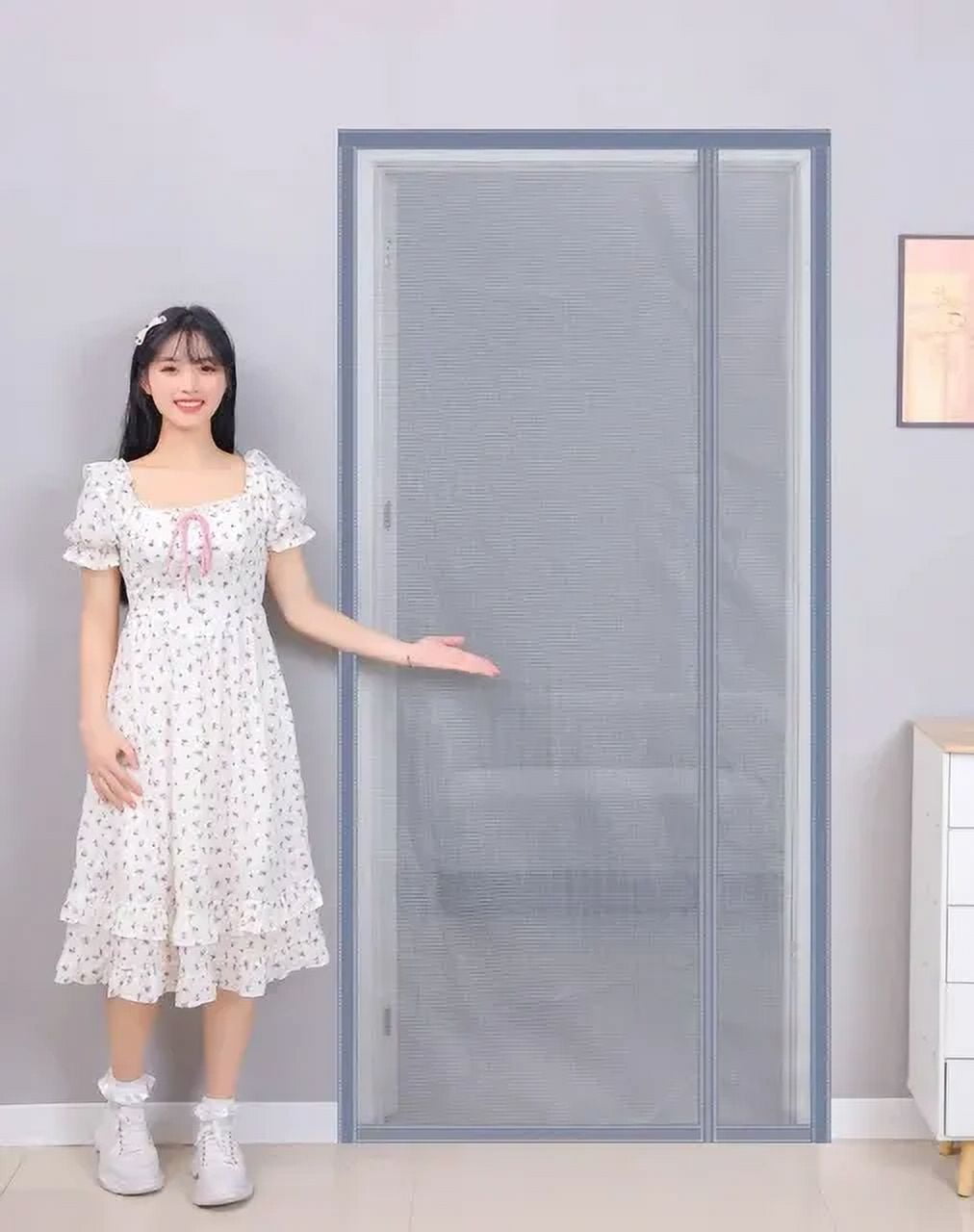 DEKAXID Magnetic screen door curtain mosquito control insects flying ...