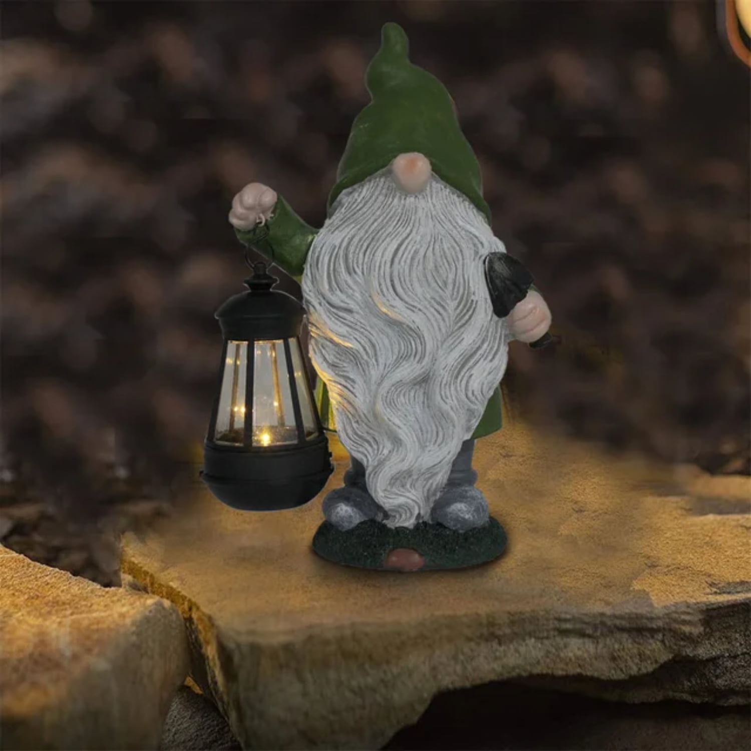 DEKAXID Outdoor Garden Dwarf Statue-resin Dwarf Statue Carrying Magic ...
