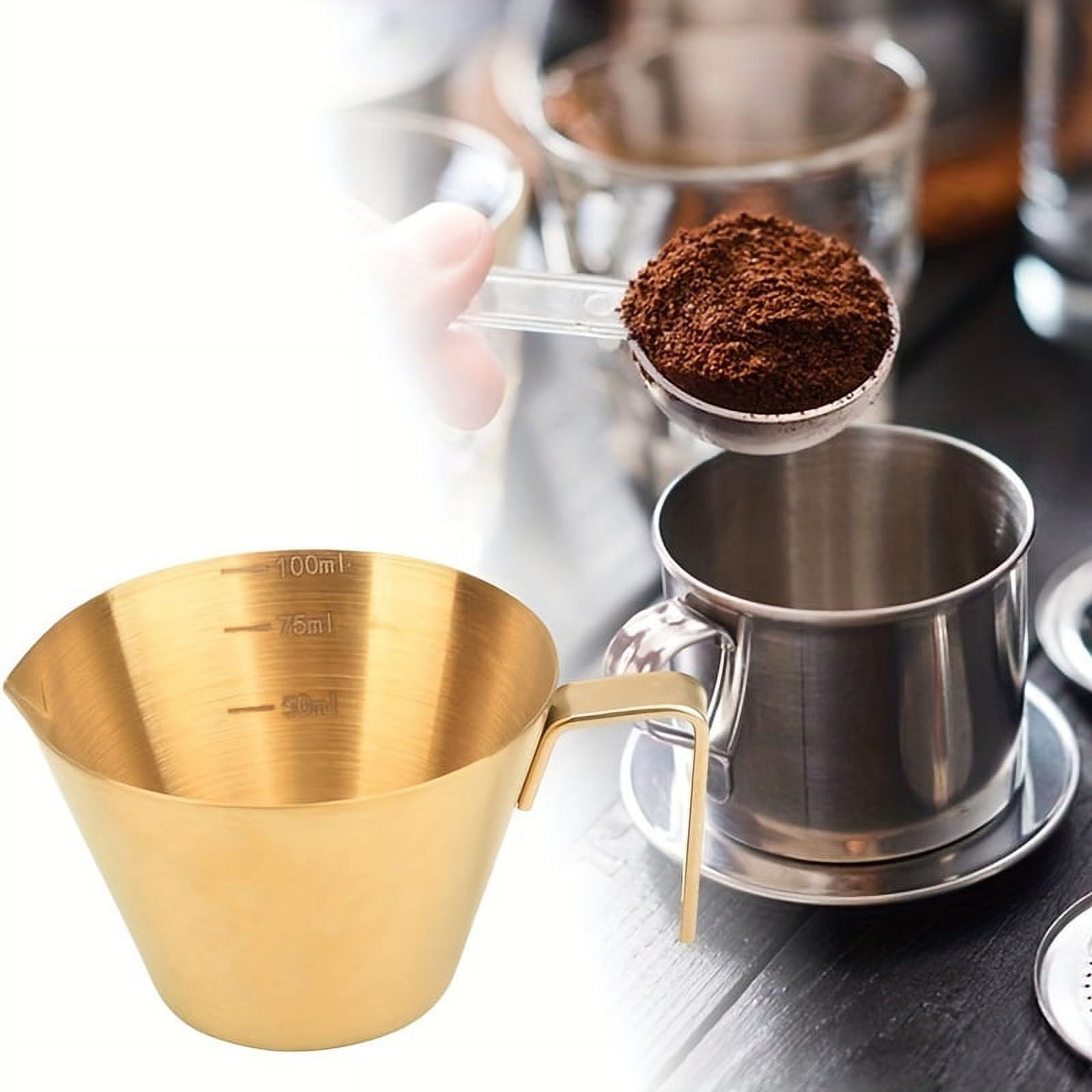 DEKAXID Stainless Steel Mini Measuring Cup With Handle - Perfect For ...