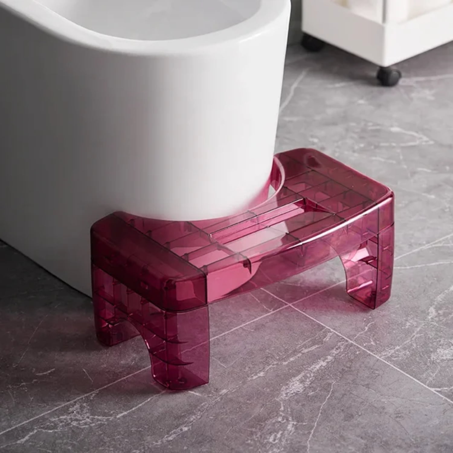 DEKAXID Toilet Foot Stools Bathroom Furniture Transparent Squatty Potty ...