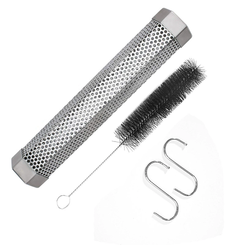 DEKEones Premium Pellet Smoker Tube 12" - 5 Hours of Billowing Smoke ...