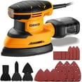 DEKO Detail Sander Power Electric Mouse Sanders Tool with 3-Multi ...