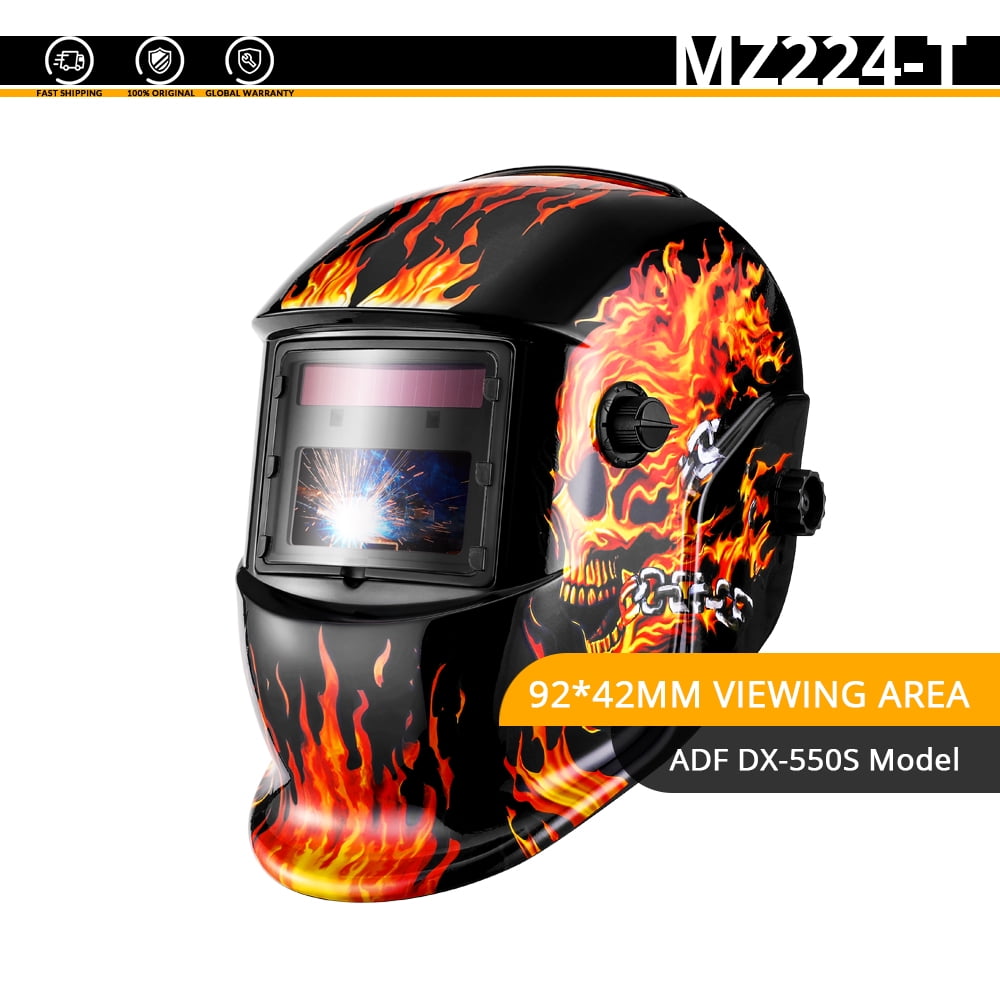 DEKO Skull Solar Auto Darkening Adjustable Range 4/9-13 MIG MMA ...