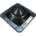 DEKTITE #1 (DFE101B) SQUARE BLACK EPDM Flexible Pipe Flashing, Roof ...
