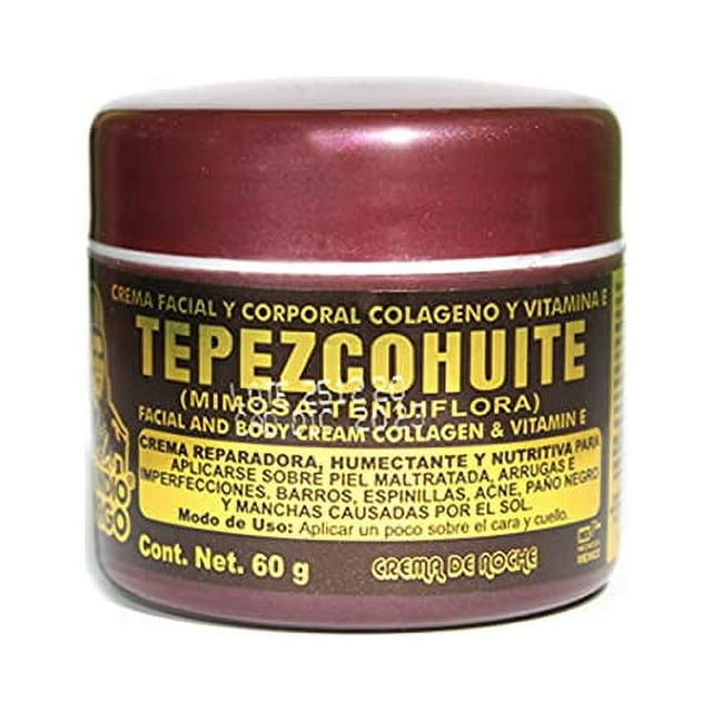 DEL INDIO PAPAGO Tepezcohuite Cream - Facial and Body, Clarifies Skin ...