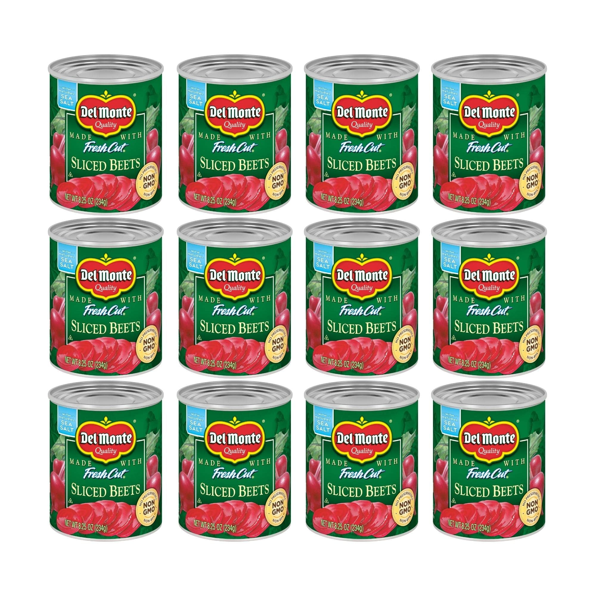 DEL MONTE FRESH CUT Canned Beets KKS1 Sliced, Canned Vegetables, 12 ...