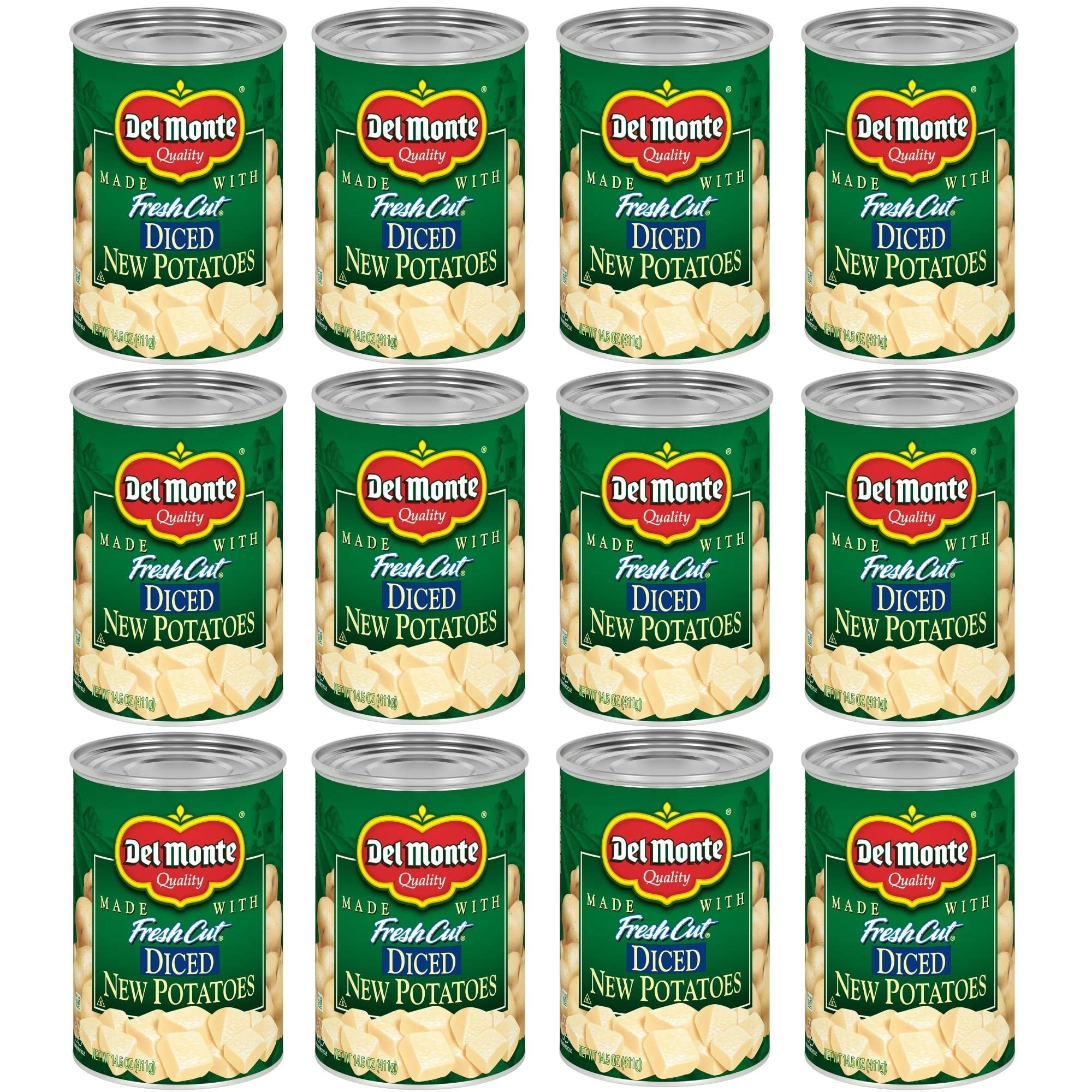 DEL MONTE FRESH CUT Diced Canned KKS1 Potatoes, Canned Vegetables, 12 ...