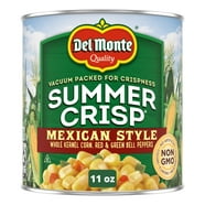 Del Monte Sweet Fire Roasted Whole Kernel Corn, 14.75 oz Can - Walmart.com