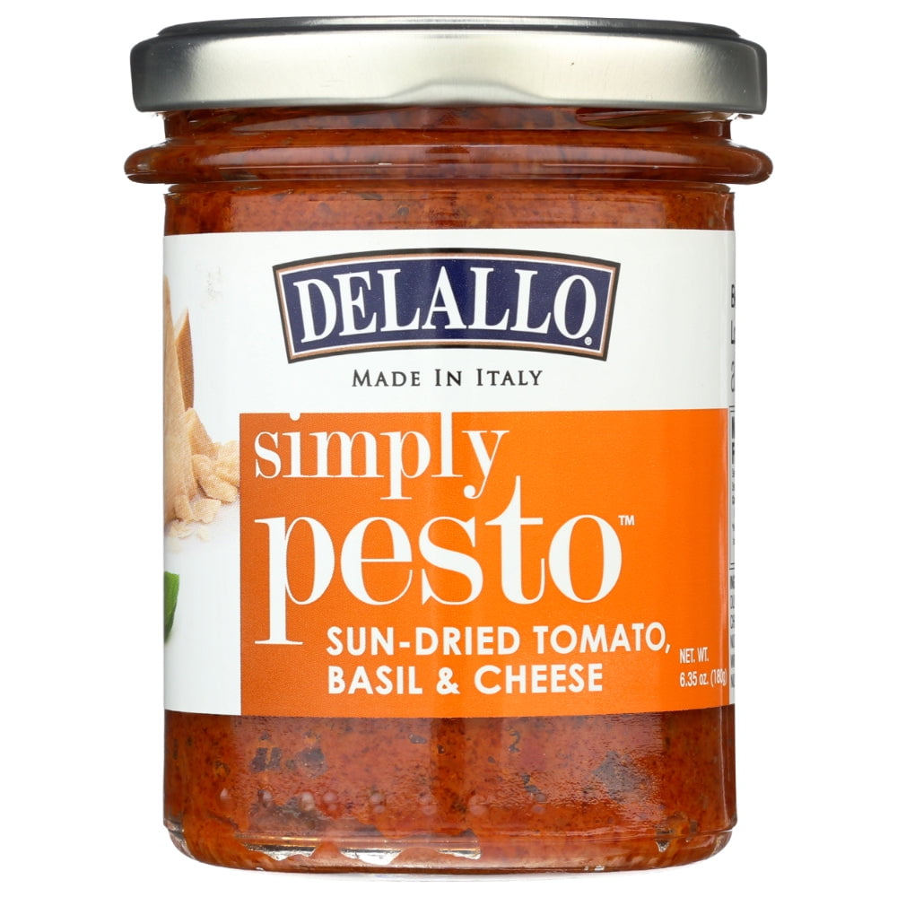 DELALLO - Simply Pesto Sun-Dried Tomato, Basil & Cheese 6.35OZ ( Pack ...