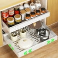 DELAMU Pull out Drawer Organizer for Kitchen Counter, Space-Saving ...