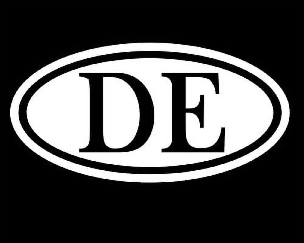 DELAWARE 6" STICKER DE DECAL STICKER VINYL CAR WINDOW TRUCK WINDOW NEW ...