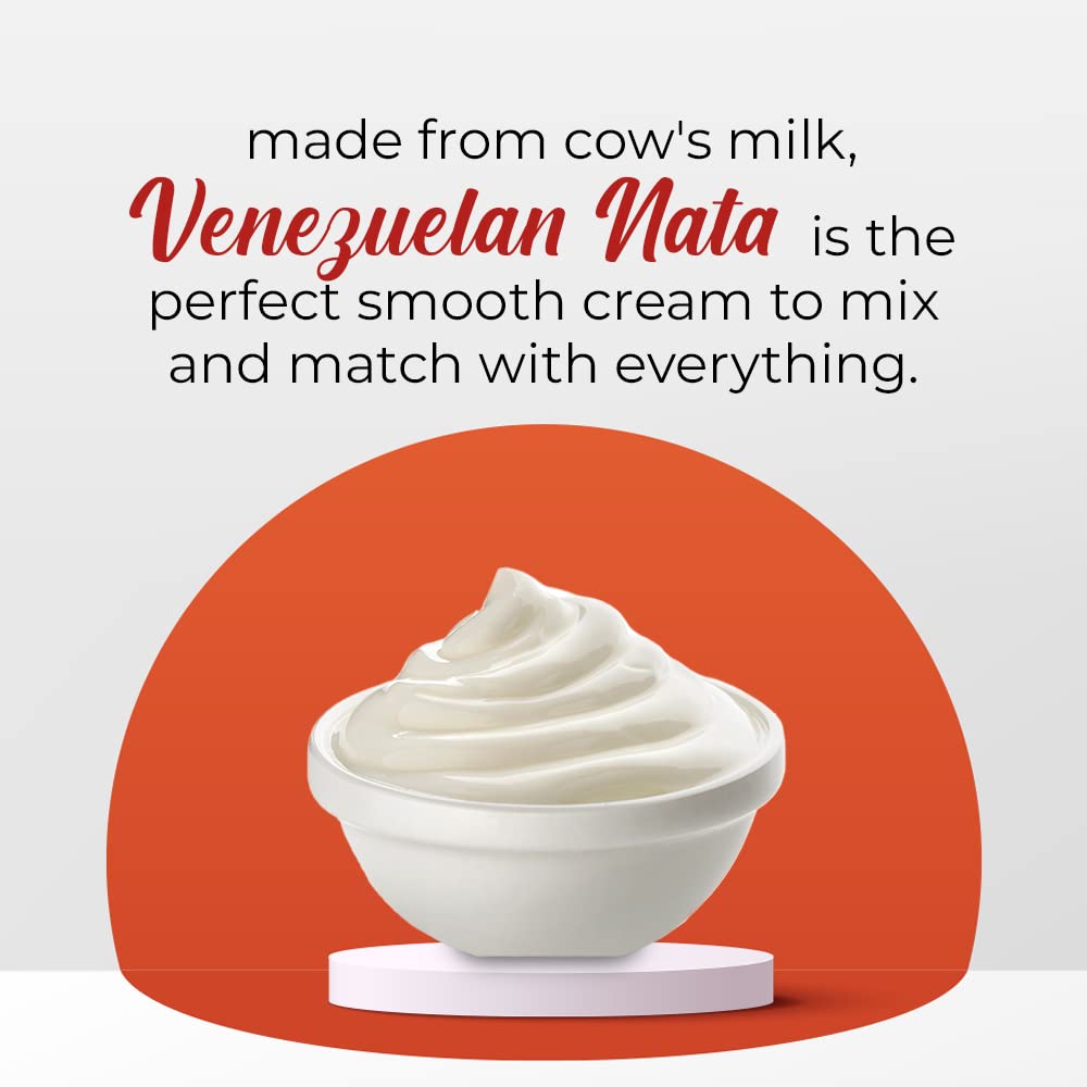 DELE FOODS Venezuelan Nata, Soft Milk Cream, Delicious Venezuelan sauce ...