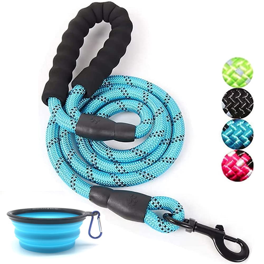 DELEE Strong Dog Leashes, 5ft Long Line Dog Leash, Durable Nylon Lead ...