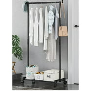 Home Depot Triangular Rolling Clothes Rack, 2-Tier Portable Coat Hanger ...