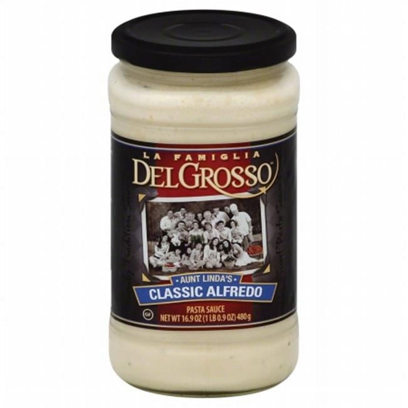 LA FAMIGLIA DELGROSSO Aunt Lindas Classic Alfredo Pasta Sauce - 16.9 oz ...