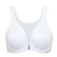 Delimira Womens Front Closure Bras Posture Underwire Unlined Back Support Bra Plus Size