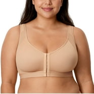 Women's Seamless Padded Wirefree Front Close Bra, Style FT485 - Walmart.com