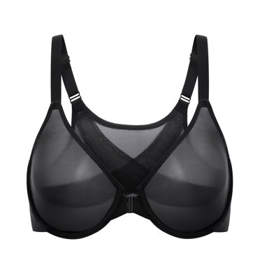 DELIMIRA Women's Front Closure Bras Posture Full Coverage Plus Size ...