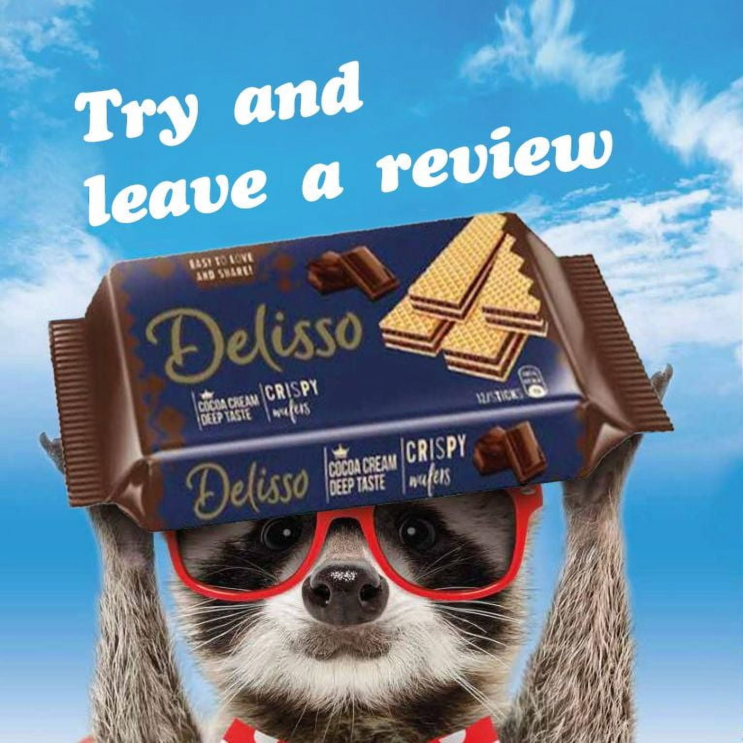 DELISSO Cocoa Cream Wafer 40g (BLUE), 5 Items - Walmart.com