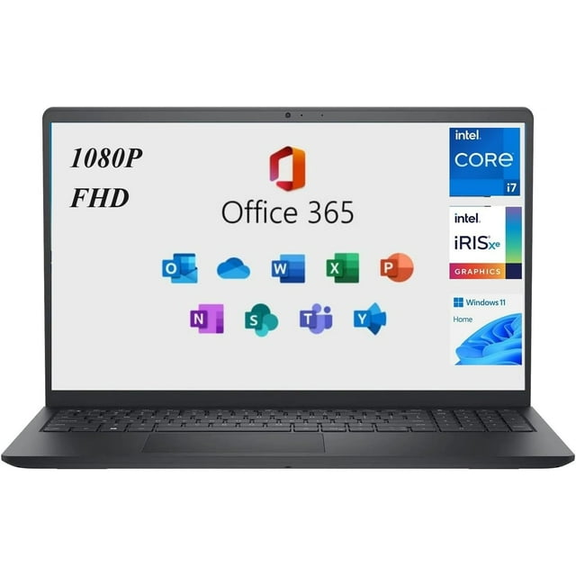 DELL 2024 Newest Laptop Inspiron 3520 15.6" FHD Laptop, Intel Core i7 ...