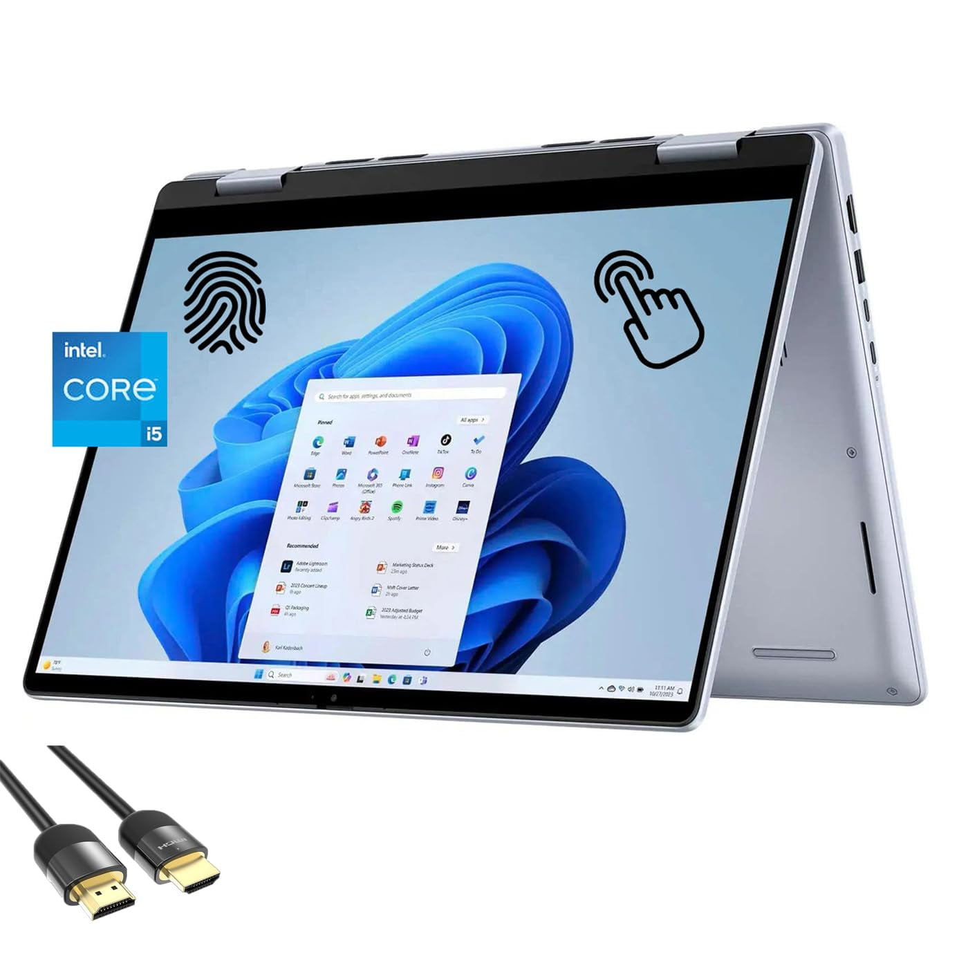 DELL Inspiron 3510 15.6" HD Business Laptop, Intel Celeron N4020 ...