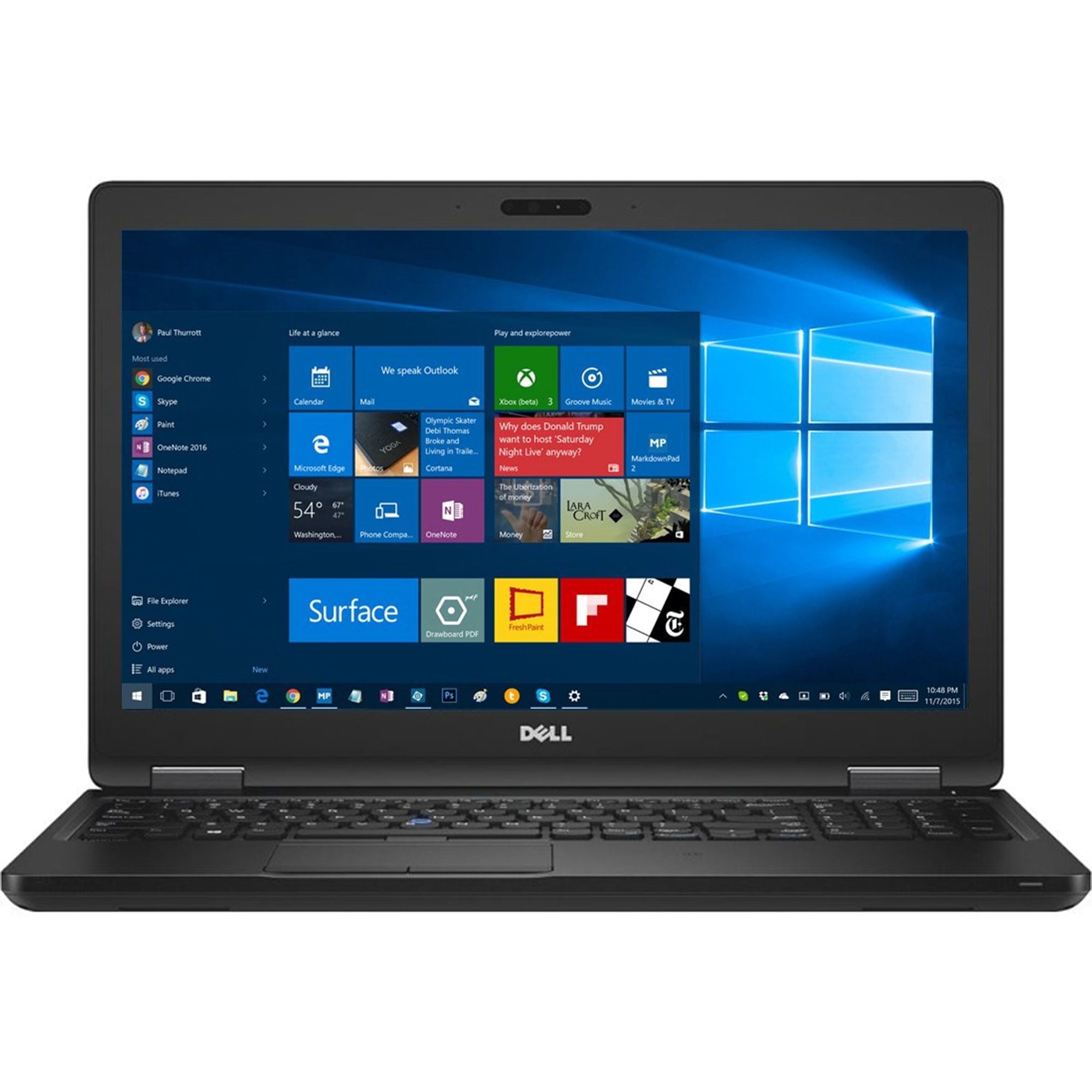 DELL Latitude 5580 15" FHD Laptop, Intel i5 Quad Core Gen 6, 16GB, 256GB SSD - Walmart.com