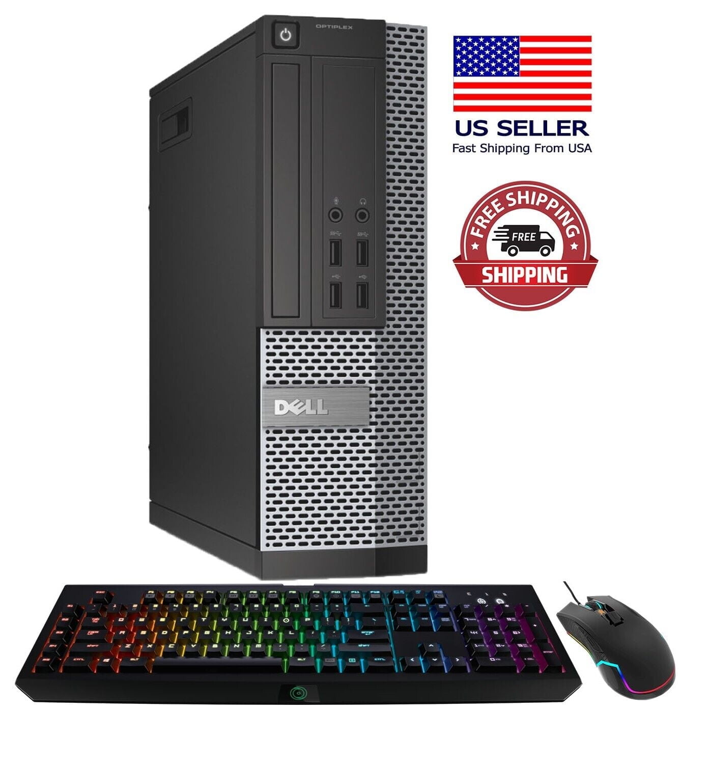 Pre-Owned DELL OptiPlex 7010 Desktop Computer PC - Intel Quad-Core i5, 750GB HDD, 16GB DDR3 RAM ...