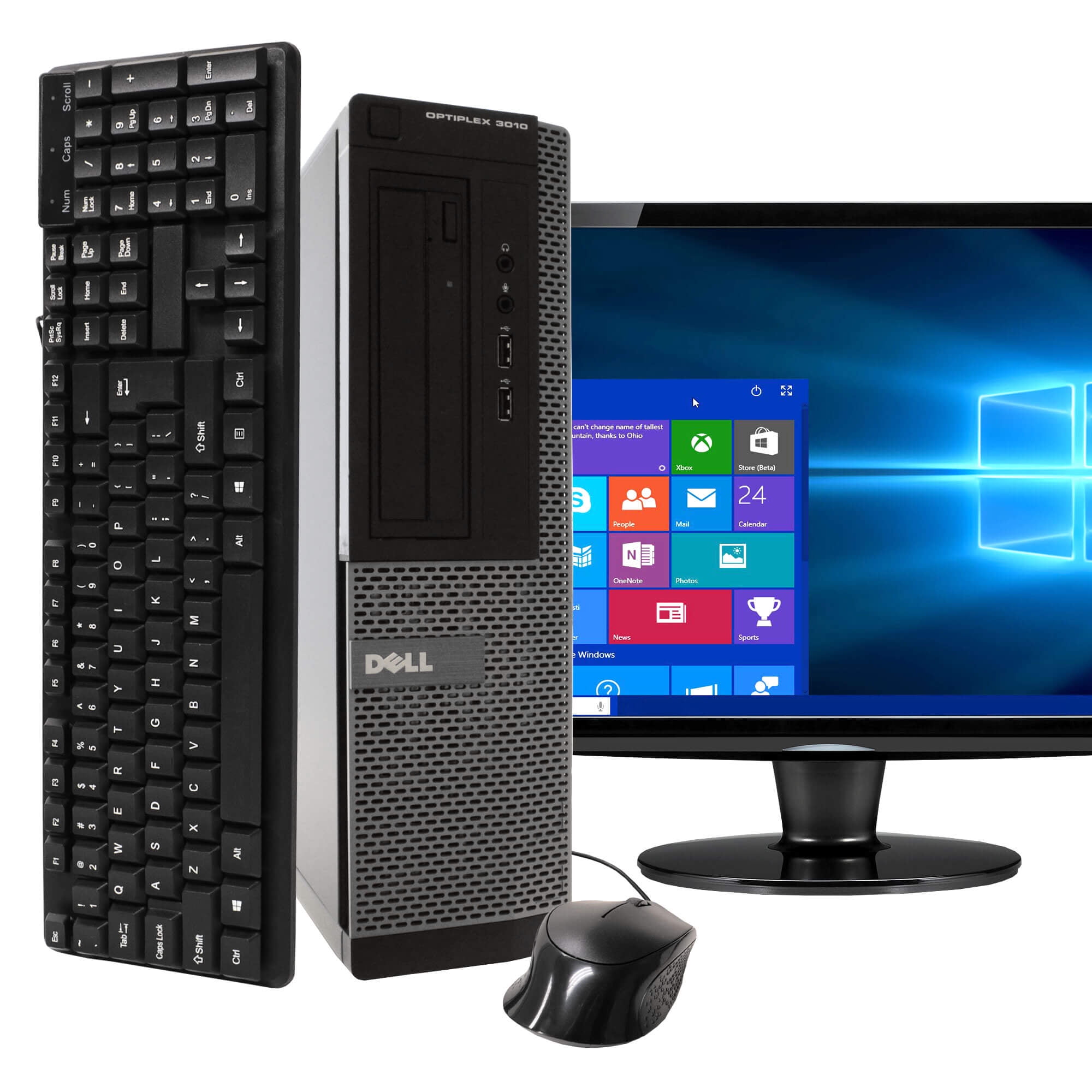 DELL Optiplex 3010 Desktop Computer PC, Intel Quad-Core i5, 1TB HDD, 8GB DDR3 RAM, Windows 10 ...