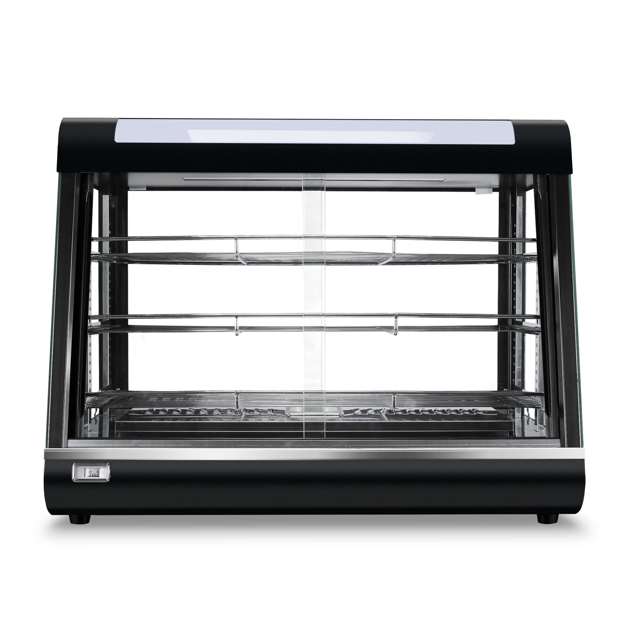 DELLA Curved Glass Countertop Temperature Control Food Warmer Display ...