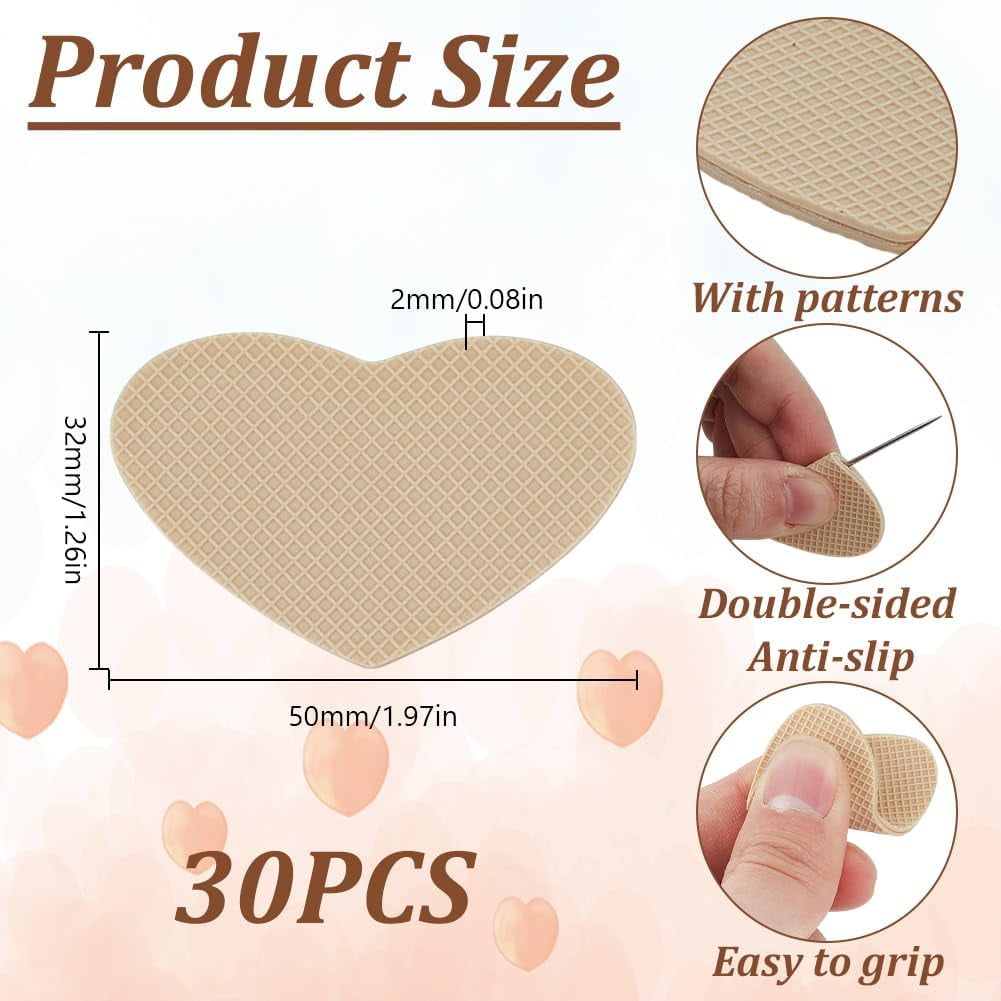 DELOGRIN 30pcs Needle Puller Heart Rubber Needle Gripper for Hand ...