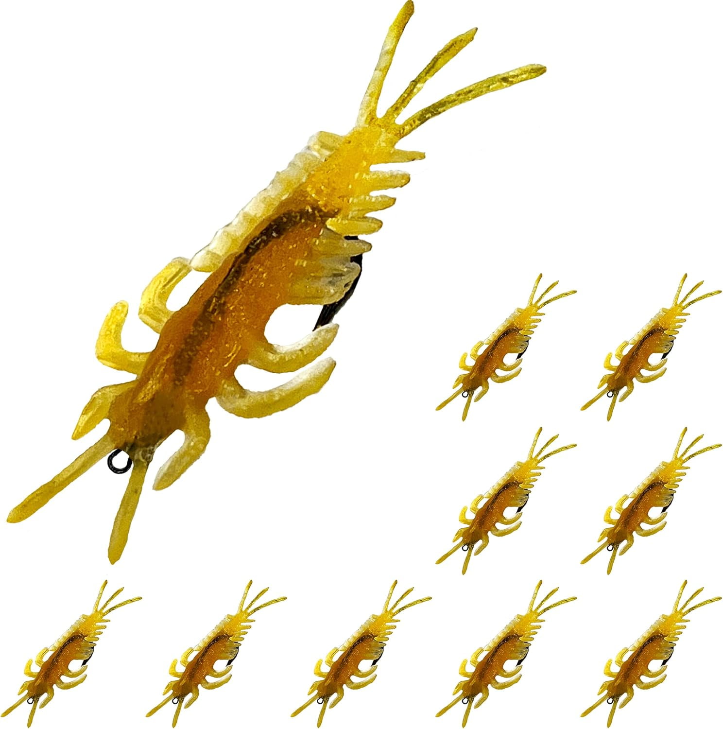 DELONG LURES - Mayfly Nymph Soft Plastic Fishing Bait Lure, Mayfly ...