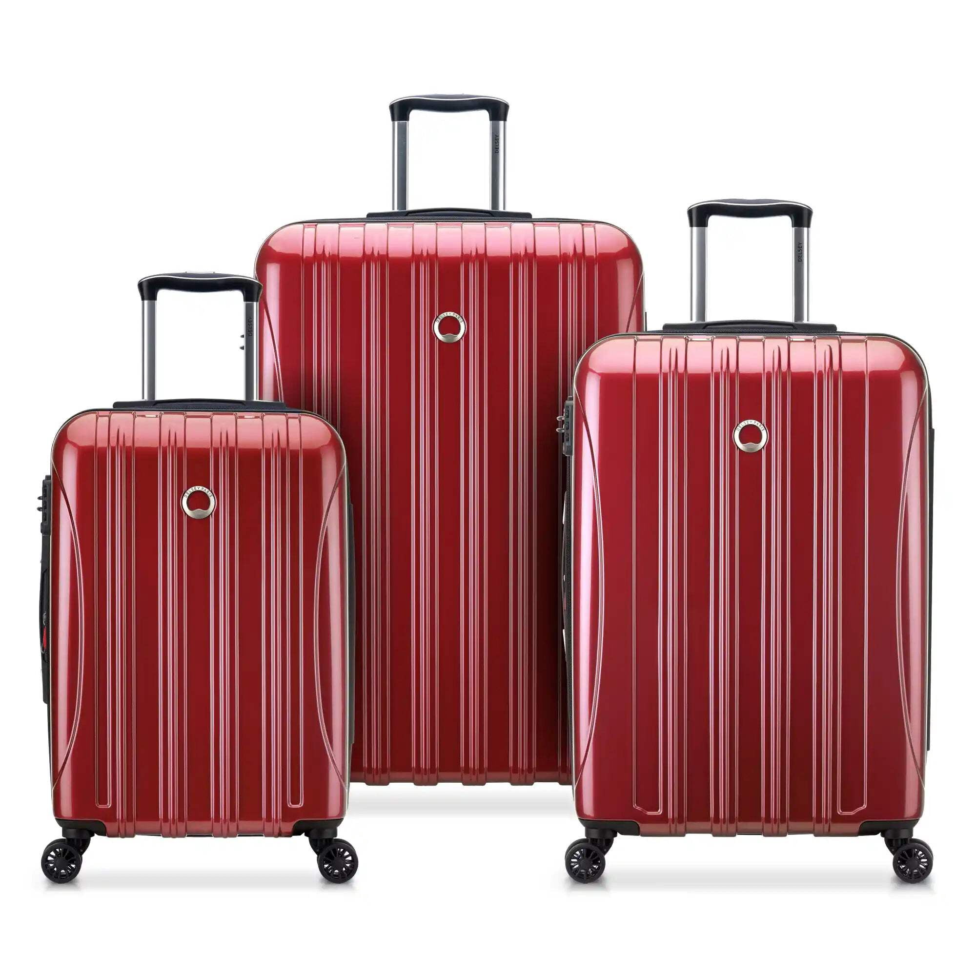 "DELSEY PARIS 3-Piece Hardside Spinner Luggage Set, 19"" Carry-On, 25 ...