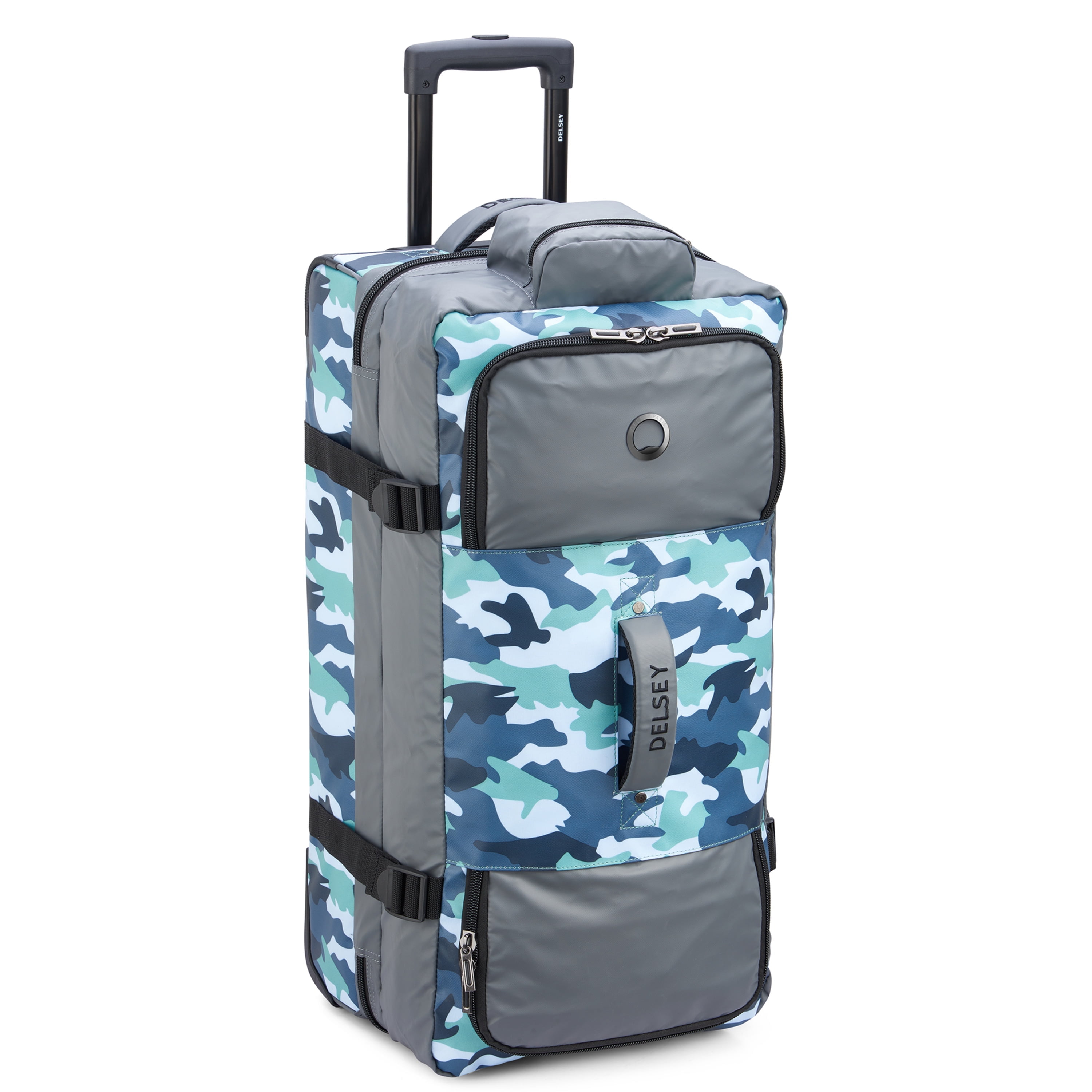 DELSEY PARIS Raspail 28" Checked Rolling Wheeled Duffel, Camo - Walmart.com