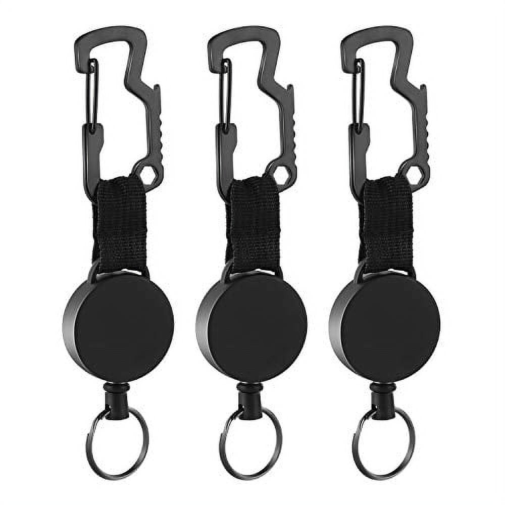 DELSWIN Retractable Key Chain .. Key-Rings - Heavy Duty .. Key Holder ...