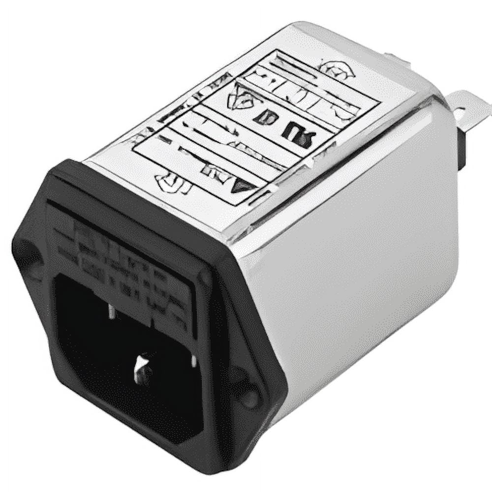DELTA 06BEEG3F, Power Line Filters Single 250V 6A IEC Screw N/A-LUG ...