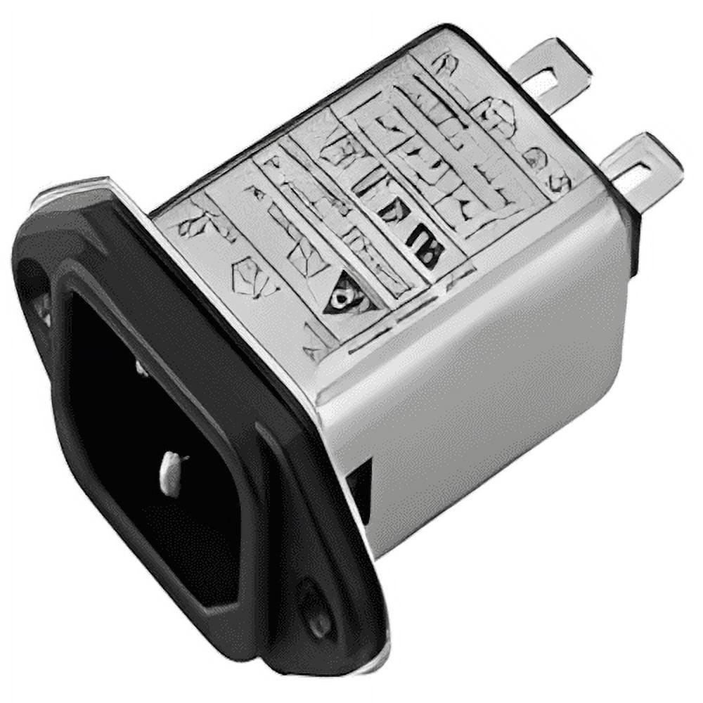 DELTA 10GEEG3QM, Power Line Filters Single 250V 10A IEC Screw N/A-LUG ...