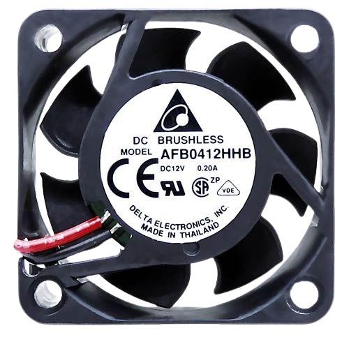 DELTA AFB0424SHB-F00, DC Fan 40x40x15mm 24VDC 0.12A, 11krpm 14.8CFM 41 ...