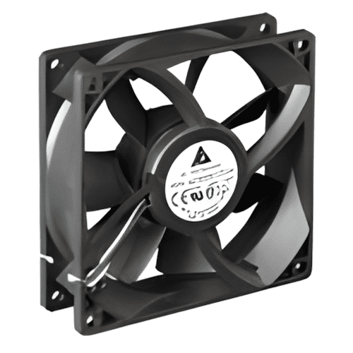 DELTA AFB0612EH-AB, DC Fan 60x60x25.4mm 12V 0.38A 4.56W, 38.35CFM ...