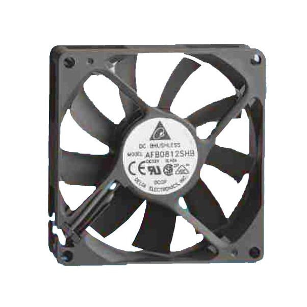 DELTA AFB0812LB-R00, DC Fans 80x80x15mm 12V DC Fan w/ Speed Sensor ...