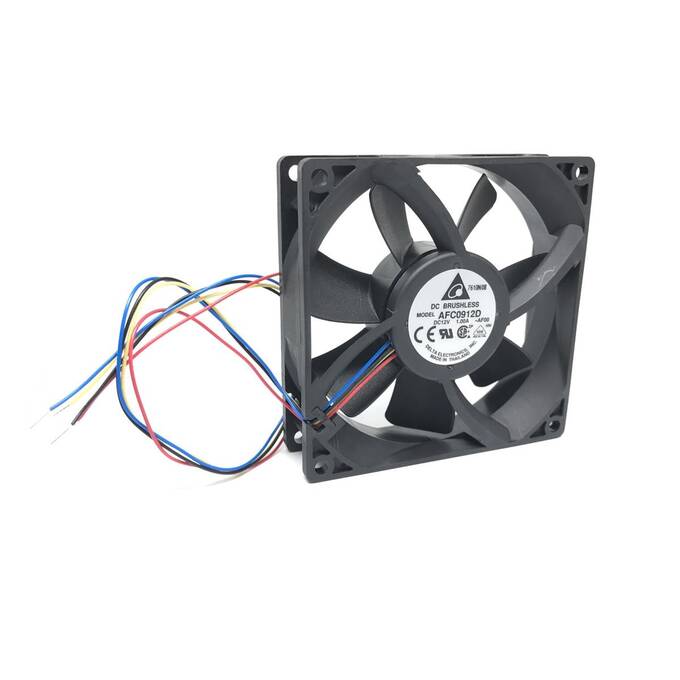 DELTA AFC0912D-AF00, DC Fans 92x92x25mm 12V DC 9W, 102.6CFM 53dB, Tach ...