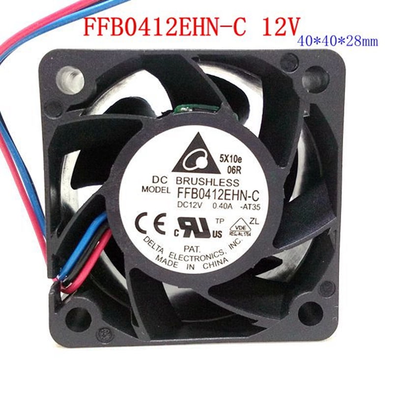 DELTA FFB0412EHN-C 4028 40MM 40*40*28MM server fan Big power DC12V 0.4A ...