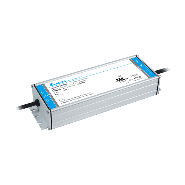 DELTA LNE-48V320WAAA, LED Power Supplies LED Driver, 48VDC 320W, 6.7A ...